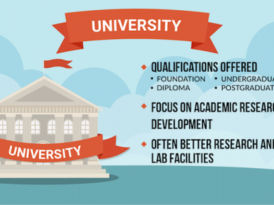 College vs. University College vs. University: What’s the Difference?