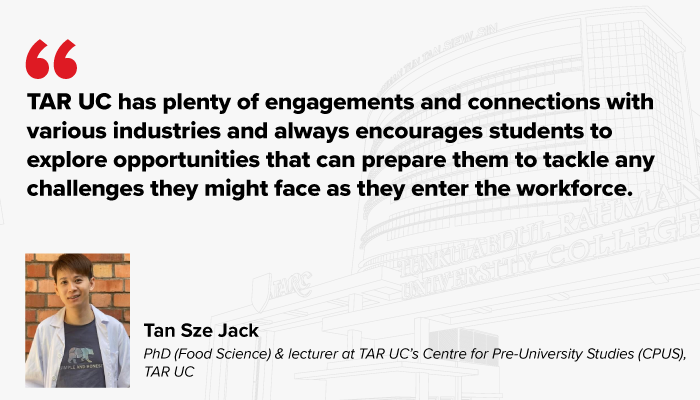 Bringing Food From Lab to Table With TAR UC Food Science