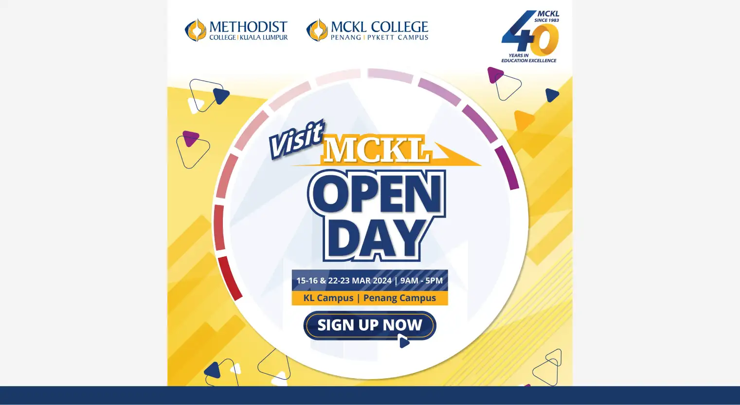 Discover Your Future with MCKL Open Day This March 2024